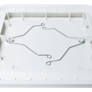 S97006651 for Broan Nutone Bathroom Fan Grille Cover White 10 x 10 inches