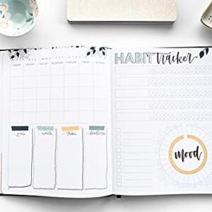 Weekly Planner - Cute Dot Bullet Paper Planner Notebooks and Journal for Women by June and Lucy: Undated 12 Month Dot Grid Appointment Planner, Calendar & Personal Organizer for Women