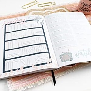 Weekly Planner - Cute Dot Bullet Paper Planner Notebooks and Journal for Women by June and Lucy: Undated 12 Month Dot Grid Appointment Planner, Calendar & Personal Organizer for Women