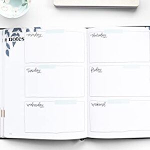 Weekly Planner - Cute Dot Bullet Paper Planner Notebooks and Journal for Women by June and Lucy: Undated 12 Month Dot Grid Appointment Planner, Calendar & Personal Organizer for Women