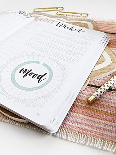 Weekly Planner - Cute Dot Bullet Paper Planner Notebooks and Journal for Women by June and Lucy: Undated 12 Month Dot Grid Appointment Planner, Calendar & Personal Organizer for Women