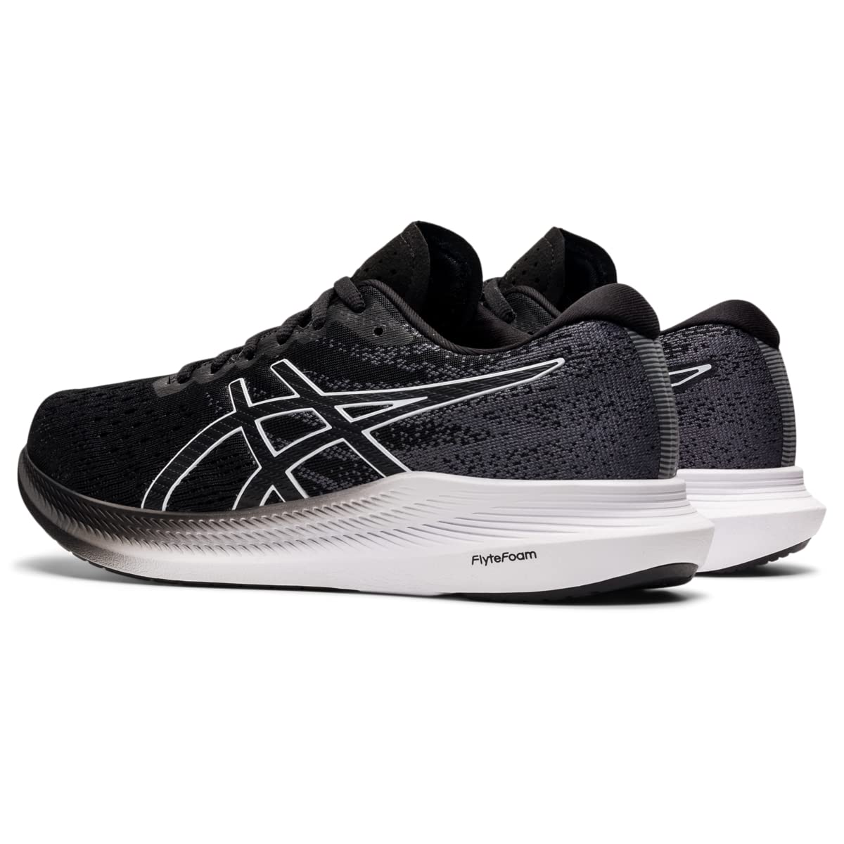 ASICS Women's EvoRide 3 Running Shoes, 6.5, Black/White