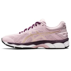 asics women's gel-glorify 4 running shoes, 9, barely rose/champagne