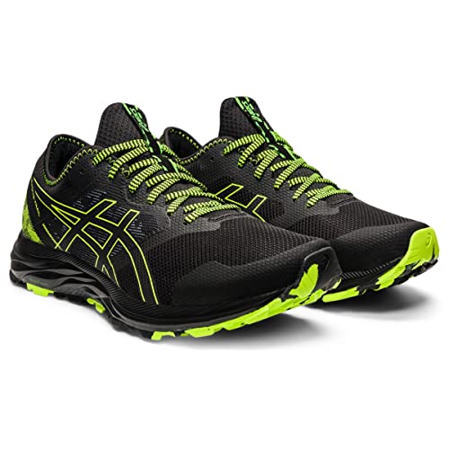 ASICS Men's Gel-Excite Trail Running Shoes, 11, Black/Hazard Green