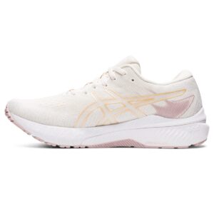 asics women's gt-2000 10 running shoes, 7, cream/champange