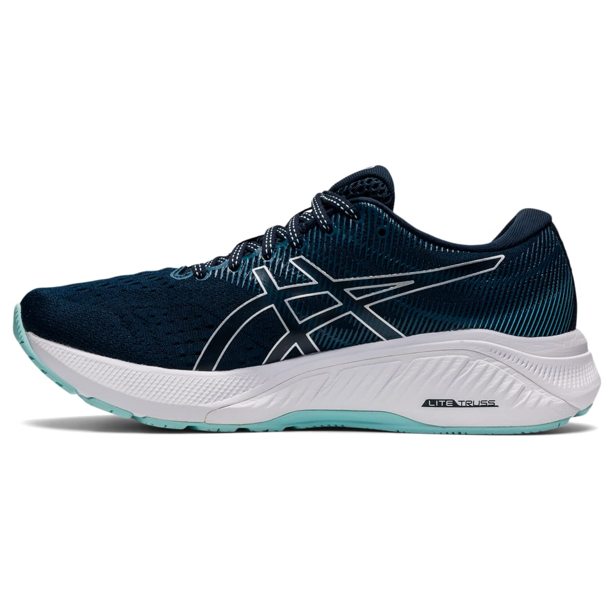 ASICS Women's GT-4000 3 Running Shoes, 7, French Blue/Pure Silver