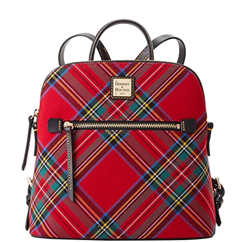 Dooney & Bourke Handbag, Tartan Backpack - Red