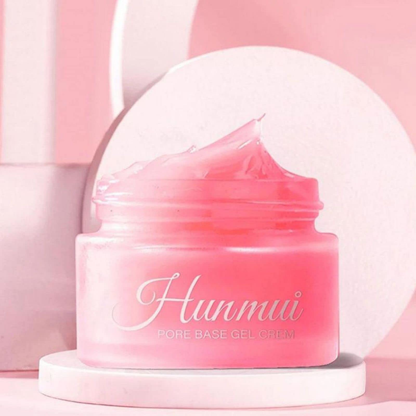 Hunmui Face Primer Pore Base Gel Cream Cover Pores Water Embellish Skin Silky Finish Primer Remove Excess Oils Isolating Pore Light Weight Primer Natural Make Up To Flawless Face Firming Moisturizers