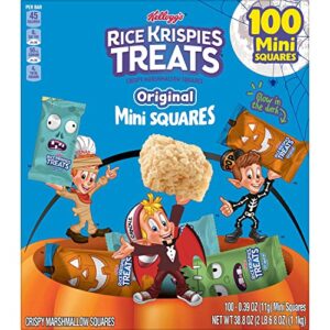 gse Kellogg's Rice Krispies Treats Halloween Mini Squares (100 ct.) (1 pack)