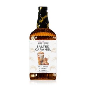 jordan's skinny syrups sugar free salted caramel coffee syrup, 1.75l - gluten free, keto friendly