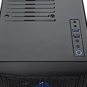 Skytech Gaming Blaze 3.0 Gaming PC Desktop – AMD Ryzen 5 3600 3.6GHz, RTX 3060 Ti 8G GDDR6, 1TB NVMe, 16G DDR4 3000, 600W Gold PSU, AC Wi-Fi, Windows 10 Home 64-bit, Black