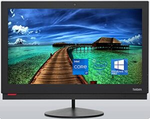 lenovo thinkcentre m900z all in one desktop, 23.8€ fhd, intel i7-6700 upto 4.0ghz, 32gb ram, 256gb ssd, webcam, dvdrw, displayport, windows 10 pro (renewed)