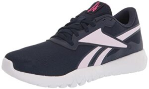 reebok women's flexagon energy 3.0 cross trainer, vector navy/quartz glow/atomic pink, 7.5