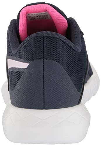 Reebok Women's Flexagon Energy 3.0 Cross Trainer, Vector Navy/Quartz Glow/Atomic Pink, 7.5