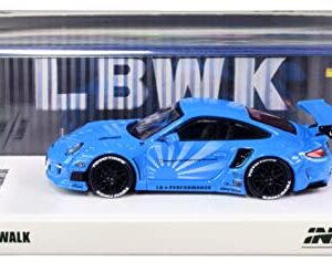 997 LBWK Liberty Walk Baby Blue 1/64 Diecast Model Car by Inno Models