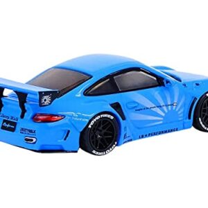 997 LBWK Liberty Walk Baby Blue 1/64 Diecast Model Car by Inno Models