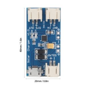 CN3065 Mini Solar Lipo Charger Board Lithium Battery Chip Micro USB DIY Outdoor Application Kit Charging Board Module 500mA DC 4.4-6V, Electronic Components