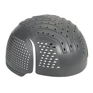 ergodyne skullerz 8945f(x) universal bump cap insert with extra venting, fits into any baseball hat, charcoal