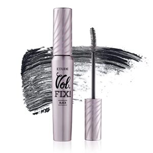 etude lash perm volume fix mascara #black (21ad) | volume & curling mascara that lasts for long hours and makes them voluminous