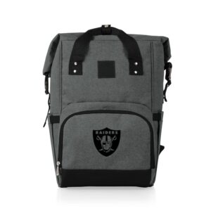 picnic time gray las vegas raiders backpack