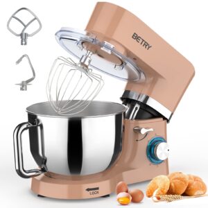 stand mixer 660w 6-speed food mixer 7.5 qt kitchen electric mixer tilt-head dough mixer with dishwasher-safe dough hooks,beaters,whisk & stainless steel bowl