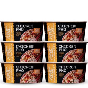 snapdragon chicken pho instant noodle bowls | 2.1 oz (6 pack)