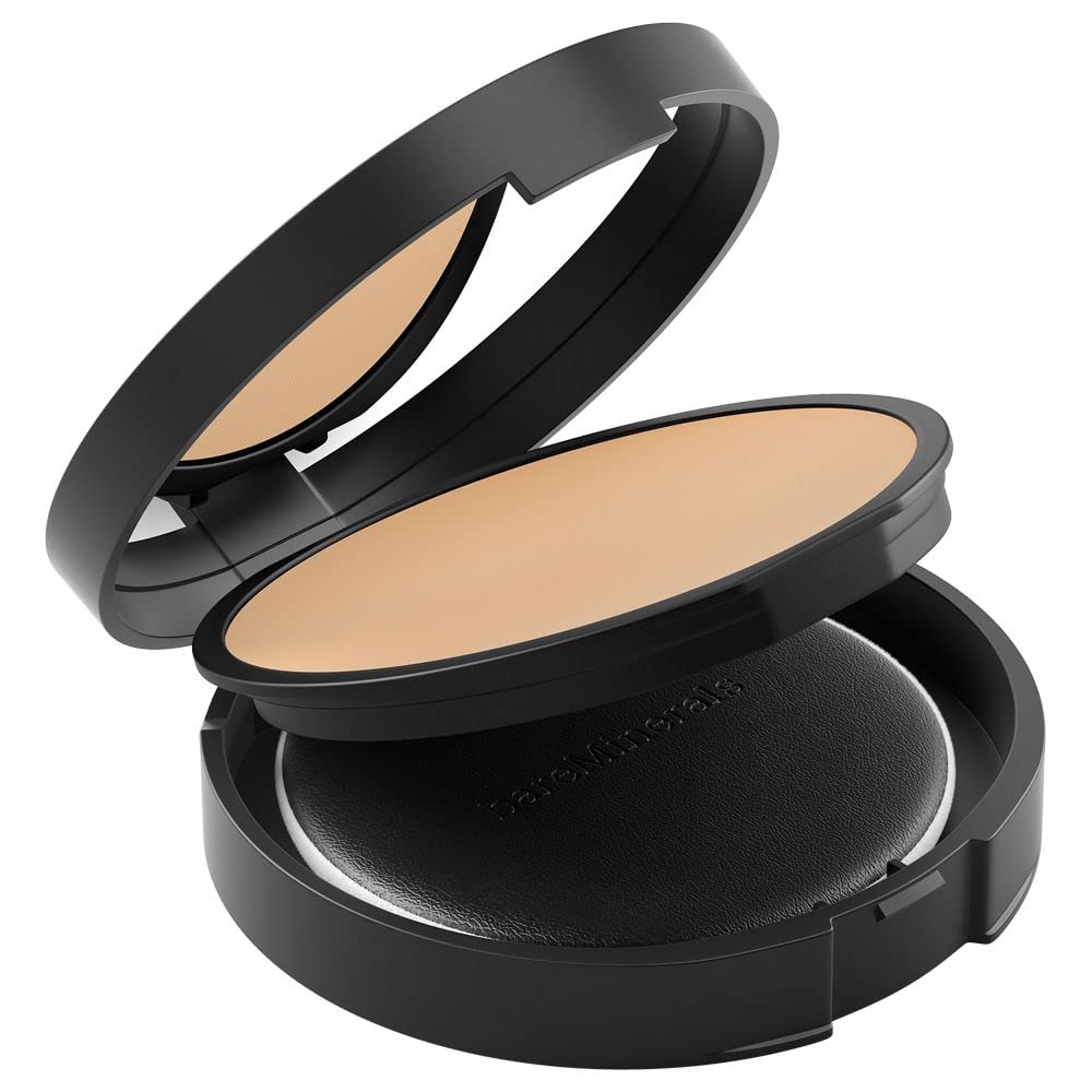 bareMinerals Original Pressed Mineral Veil Setting Powder with Puff Applicator, 0.35 Ounce (Pack of 1) ,Sheer Tan