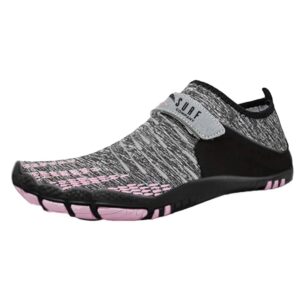 island surf company wake (womens) water shoe (grey, us_footwear_size_system, adult, women, numeric, medium, numeric_7)