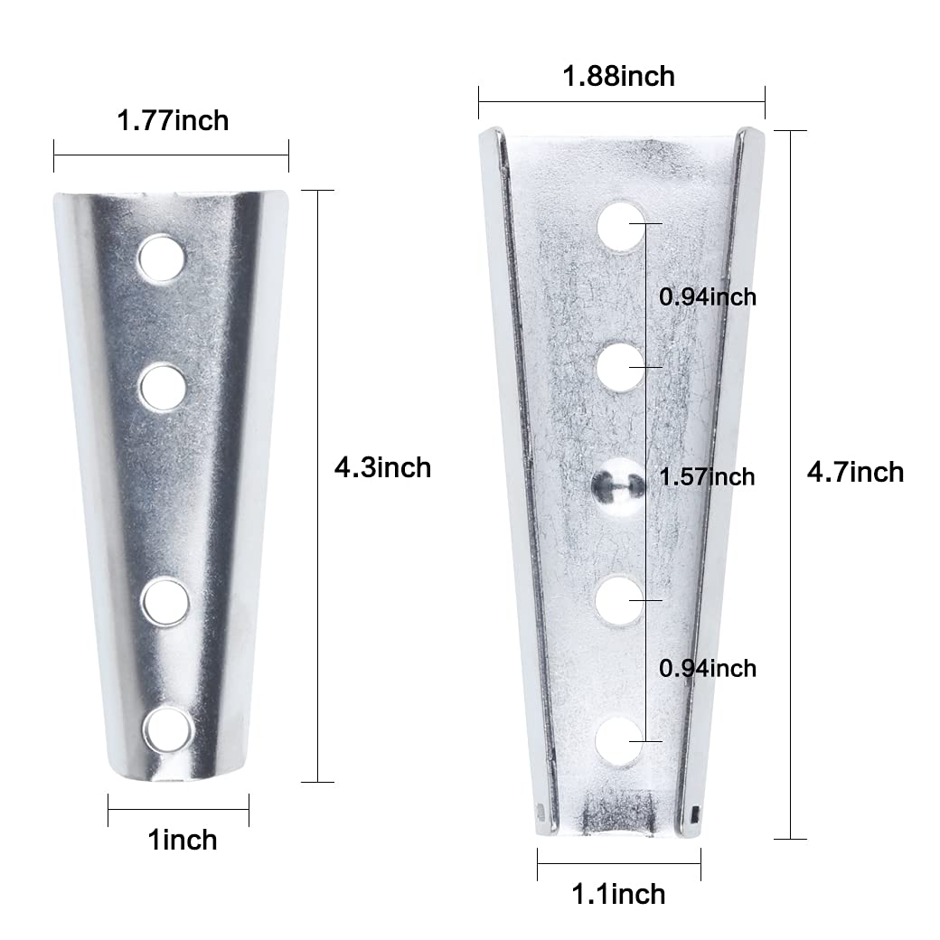 NC Sofa Buckle, Sofa Latch, Sectional Sofa Connector, Bed Frame Accessories, Furniture connectors, Diagonal Bolts, Sofa Fixing Bolts, Furniture Hardware Accessories (Length 120MM)