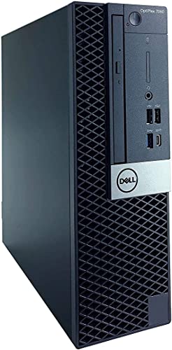 Dell Optiplex 7060 SFF Desktop i5-8500 UP to 4.10GHz 16GB DDR4 256GB NVMe M.2 SSD Wireless Keyboard Mouse Built in WiFi & BT Dual Monitor Support Win10 Pro (Renewed)