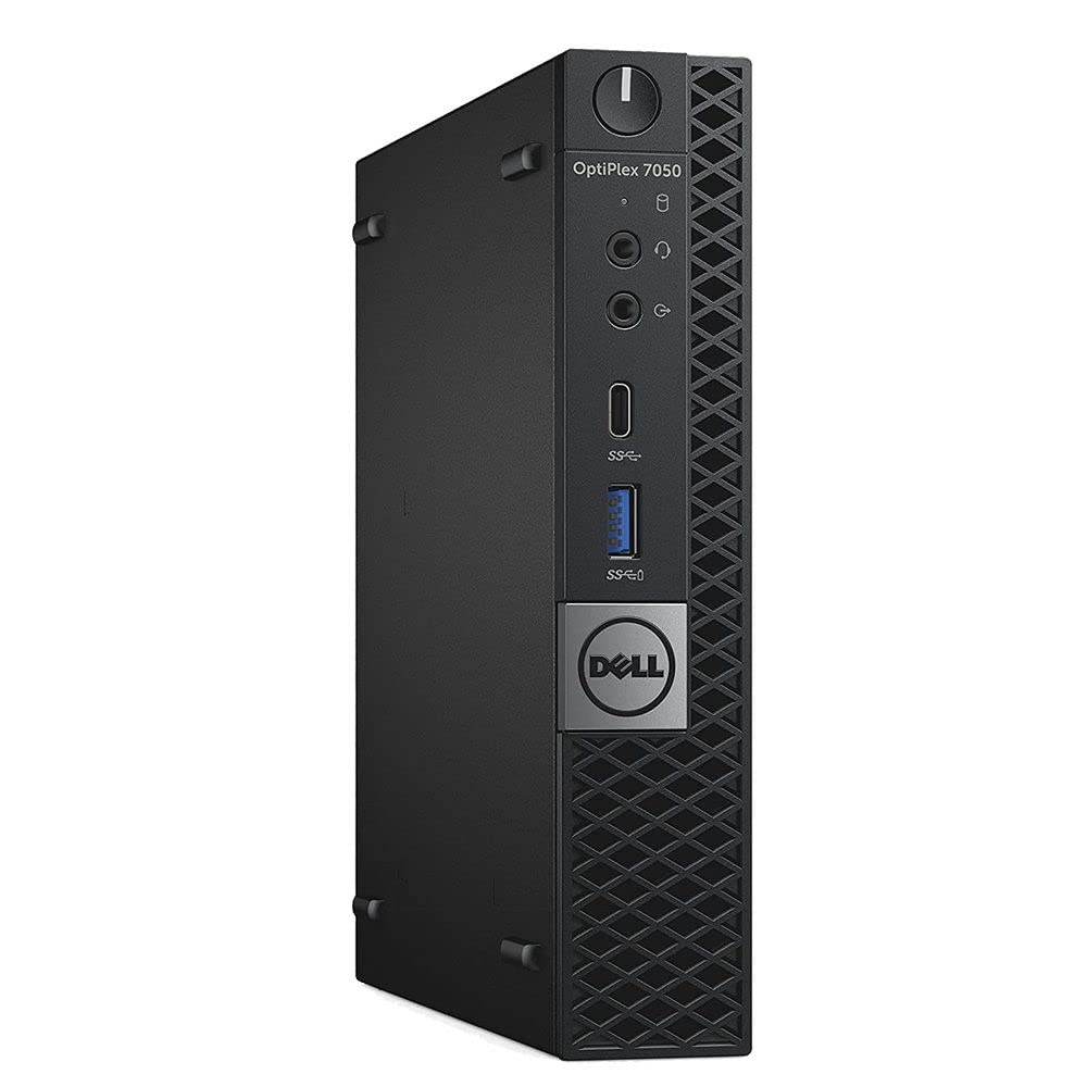 Dell Optiplex 7050 Micro Business Desktop i7-6700T UP to 3.60GHz 16GB DDR4 256GB NVMe M.2 SSD Wireless Keyboard Mouse WiFi BT HDMI Duel Monitor Support Win10 Pro (Renewed)