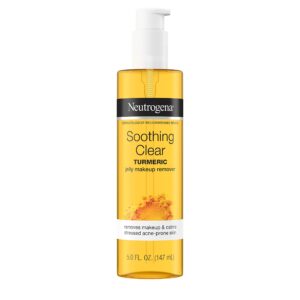 neutrogena soothing clear turmeric jelly makeup remover