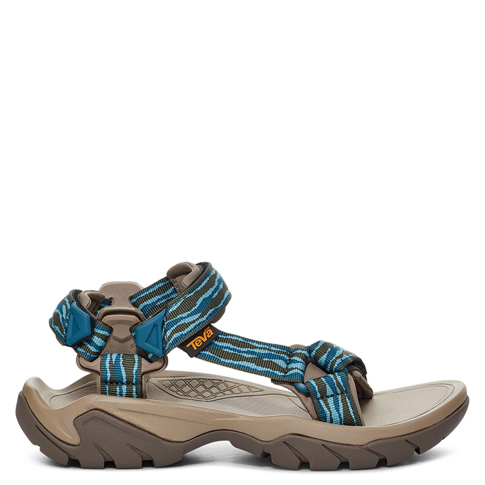 Teva Women's Terra Fi 5 Universal Sandal, Foggy Mountain Blue/Green, 10