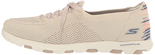 Skechers Women's ON-The-GO 2.0-Knit Boat Shoe, Natural, 9.5