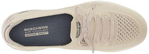 Skechers Women's ON-The-GO 2.0-Knit Boat Shoe, Natural, 9.5