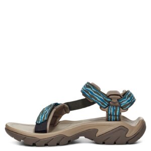 teva women's terra fi 5 universal sandal, foggy mountain blue/green, 7