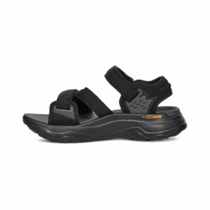 teva women's zymic sandal, black, 8