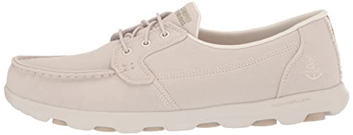 Skechers Women's ON-The-GO 2.0-Bungee Boat Shoe, Natural, 7.5