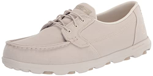 Skechers Women's ON-The-GO 2.0-Bungee Boat Shoe, Natural, 7.5