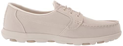 Skechers Women's ON-The-GO 2.0-Bungee Boat Shoe, Natural, 7.5