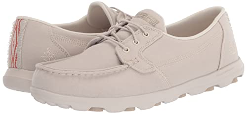 Skechers Women's ON-The-GO 2.0-Bungee Boat Shoe, Natural, 7.5