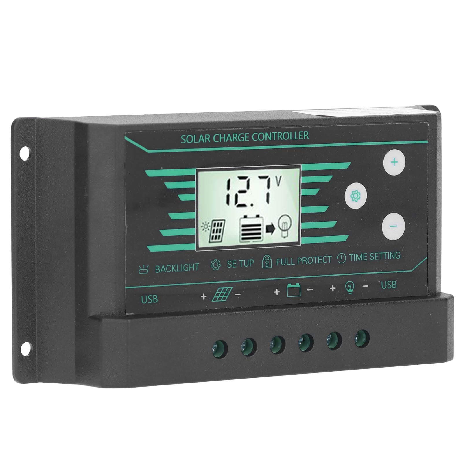 Solar Controller, Solar Panel Regulator Controller, LCD Display,Easy to Use, z10/z20/z30 Optional ,Multi-Protection Function(z30)