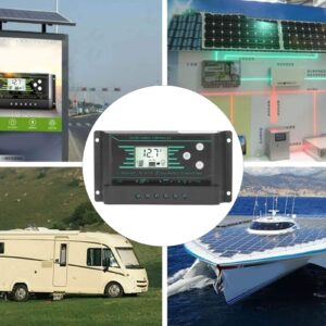 Solar Controller, Solar Panel Regulator Controller, LCD Display,Easy to Use, z10/z20/z30 Optional ,Multi-Protection Function(z30)