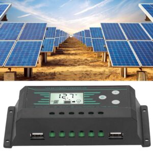 Solar Controller, Solar Panel Regulator Controller, LCD Display,Easy to Use, z10/z20/z30 Optional ,Multi-Protection Function(z30)