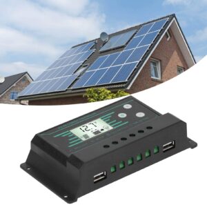 Solar Controller, Solar Panel Regulator Controller, LCD Display,Easy to Use, z10/z20/z30 Optional ,Multi-Protection Function(z30)