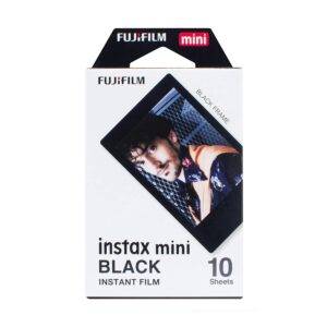 Fujifilm Instax Mini 40 Instant Film Camera with Black Framed Film (10 Exposures) Bundle (2 Items)