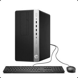 hp elitedesk 800 g3 tower computer, intel i7-6700, 16gb ram, 1tb ssd, displayport, dvd-rw, usb-type-c, wi-fi, bluetooth - windows 10 pro (renewed)