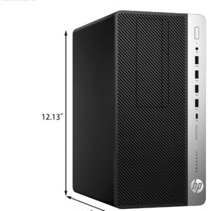 HP EliteDesk 800 G3 Tower Computer, Intel i7-6700, 16GB RAM, 1TB SSD, DisplayPort, DVD-RW, USB-Type-C, Wi-Fi, Bluetooth - Windows 10 Pro (Renewed)