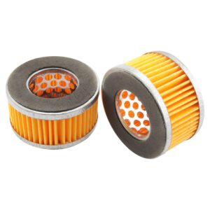 zzhxsm 2 pcs replacement compressor air filter element air compressor intake paper filter elements, type 1