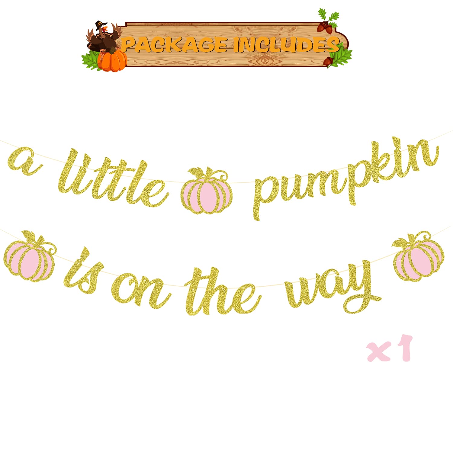 Little Pumpkin Baby Shower Decorations Girl a Little Pumpkin on The Way Banner A Little Pumpkin is On The Way Baby Shower Decorations Pumpkin Baby Shower Banner Lil Pumpkin Baby Shower Decorations